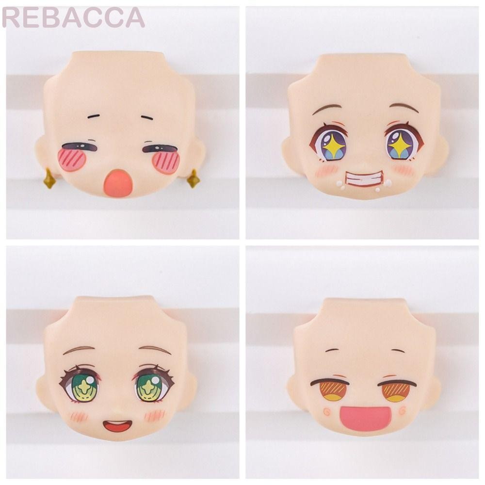 REBACCA OB11 Doll Face, 3D Decal Eyes Change Faces Doll Replacement ...