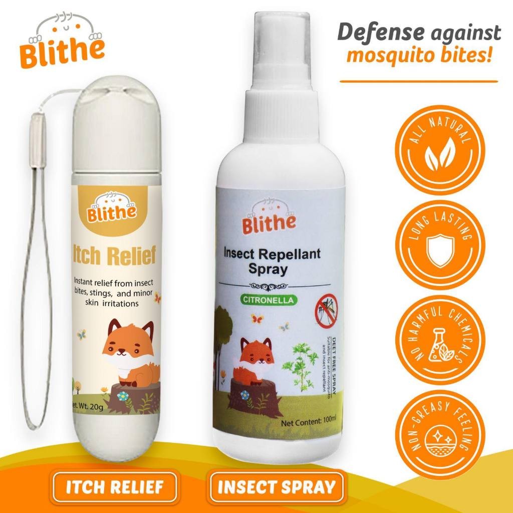 Blithe Baby Mosquito Insect Repellant Spray Itch Relief Gel Roll on ...
