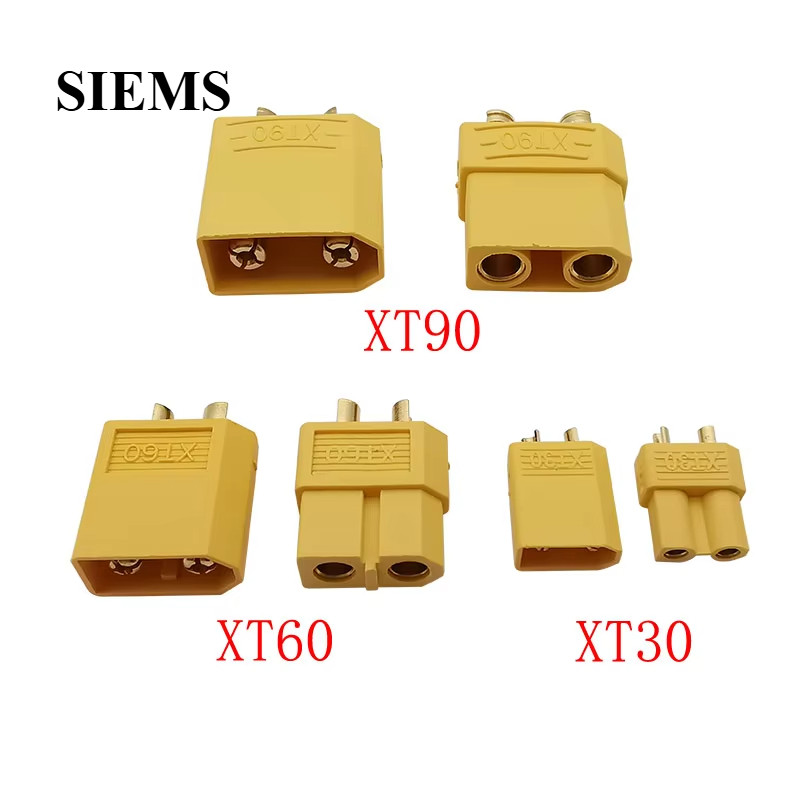 XT30 XT60 XT90 Male Female Connector Plug Bullet Connectors Soldering Type Power Plugs For RC ...
