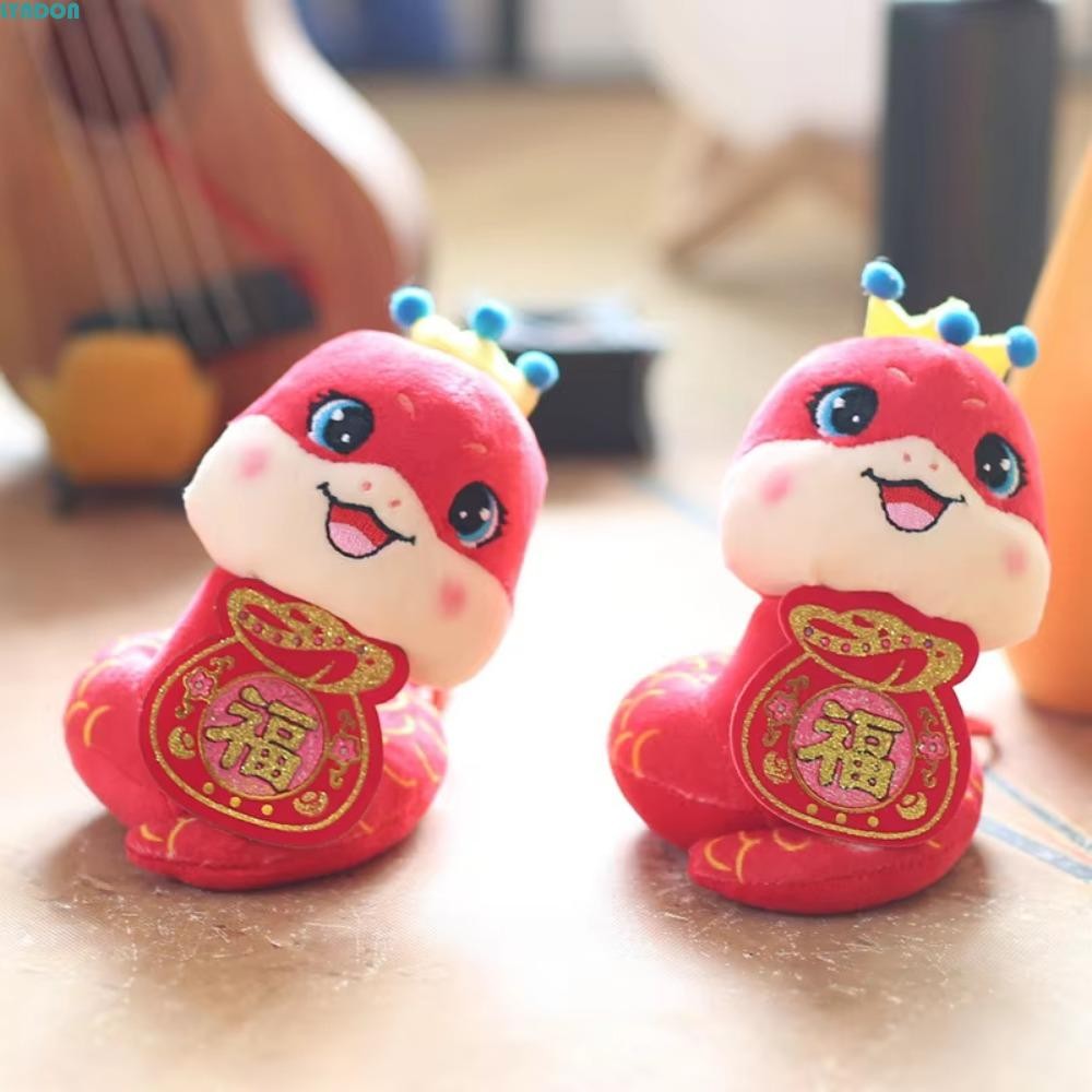 LYNDON 2 Pcs Snake Keychain Pendants, Naughty Cartoon Zodiac Snake ...