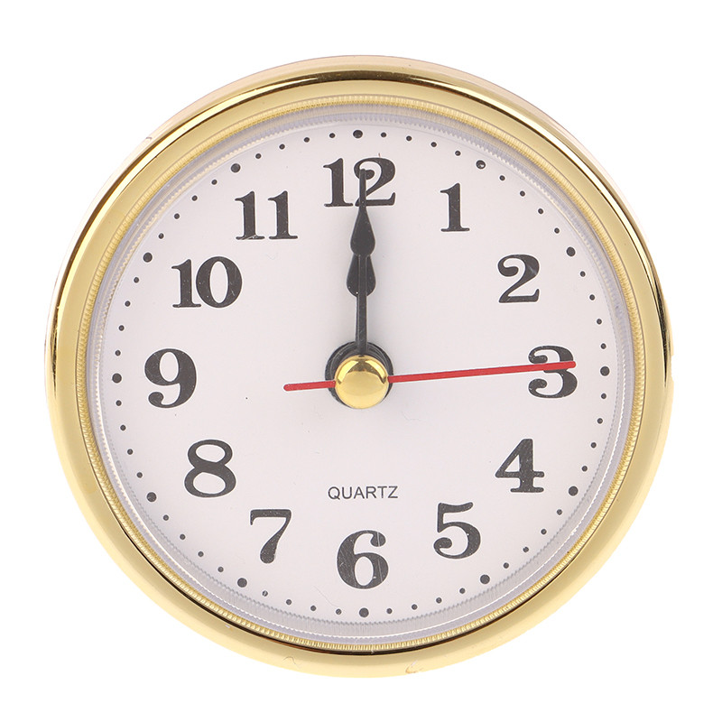 Meuctiffy Classic Clock Craft Movement 2-1/2" (65mm) Round Clocks Head ...