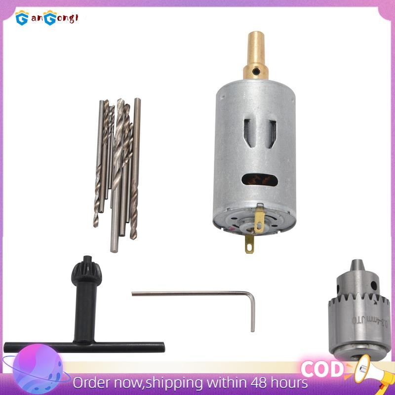 [gangong1]Dc 12V Motor Small Pcb Hand Drill Drilling Machine Compact ...