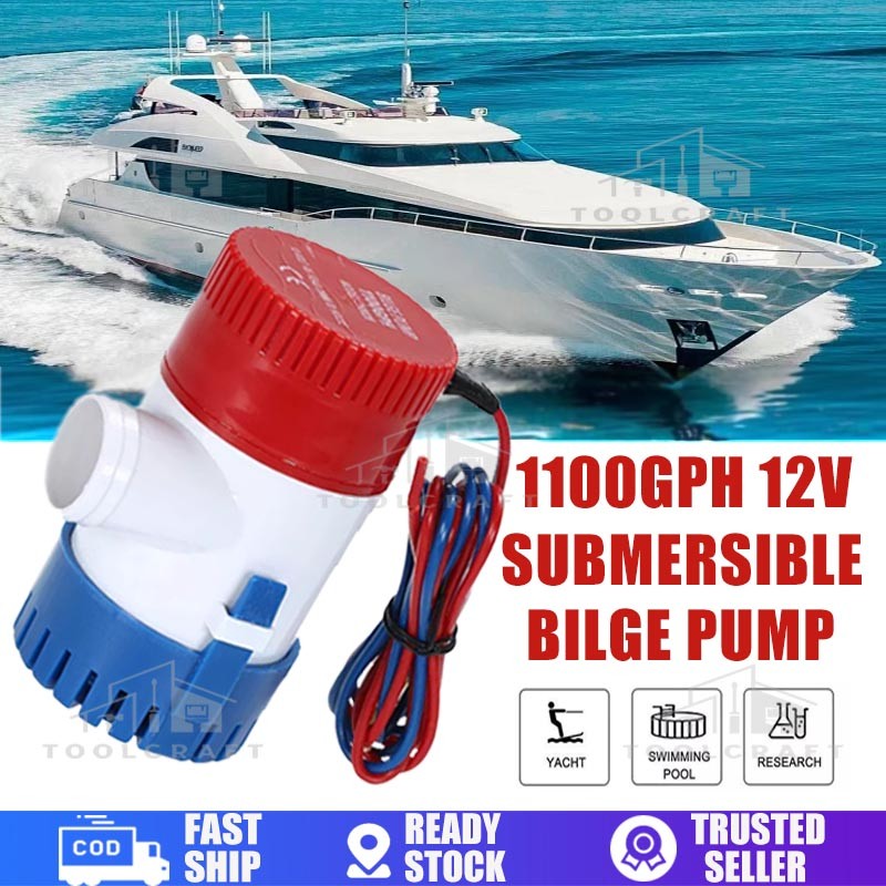 1100GPH 12v Submersible Water Pump Mini Submersible Wate Pump with ...