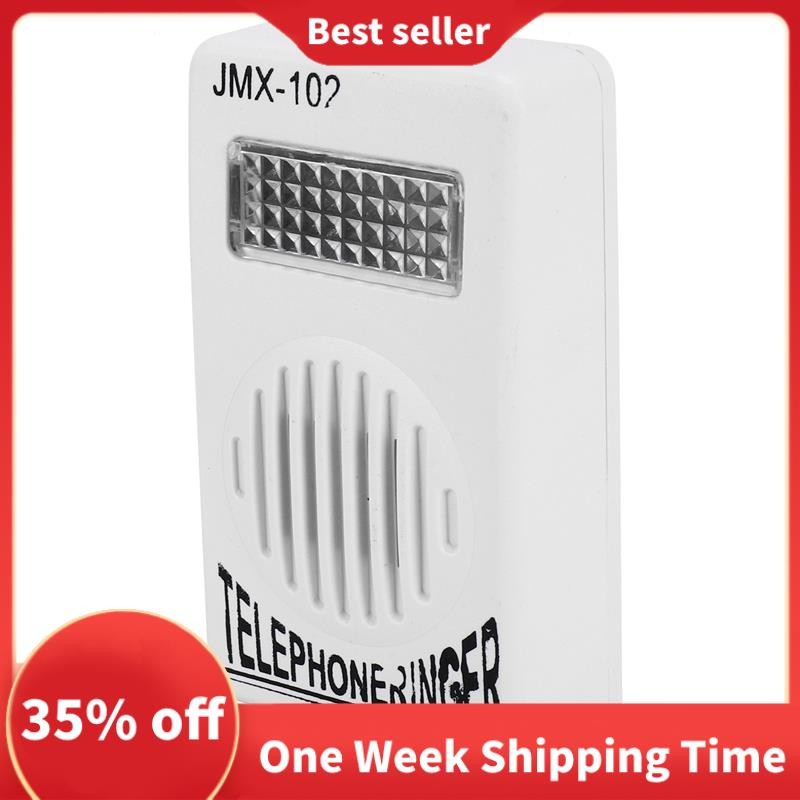 Available RJ11 Adapter Louder Telephone Ring Flash Amplifier Ringer for ...