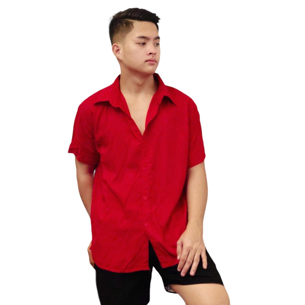 BSP- Plain Polo Collar Men Casual Formal Summer Beach Office Party Wear ...