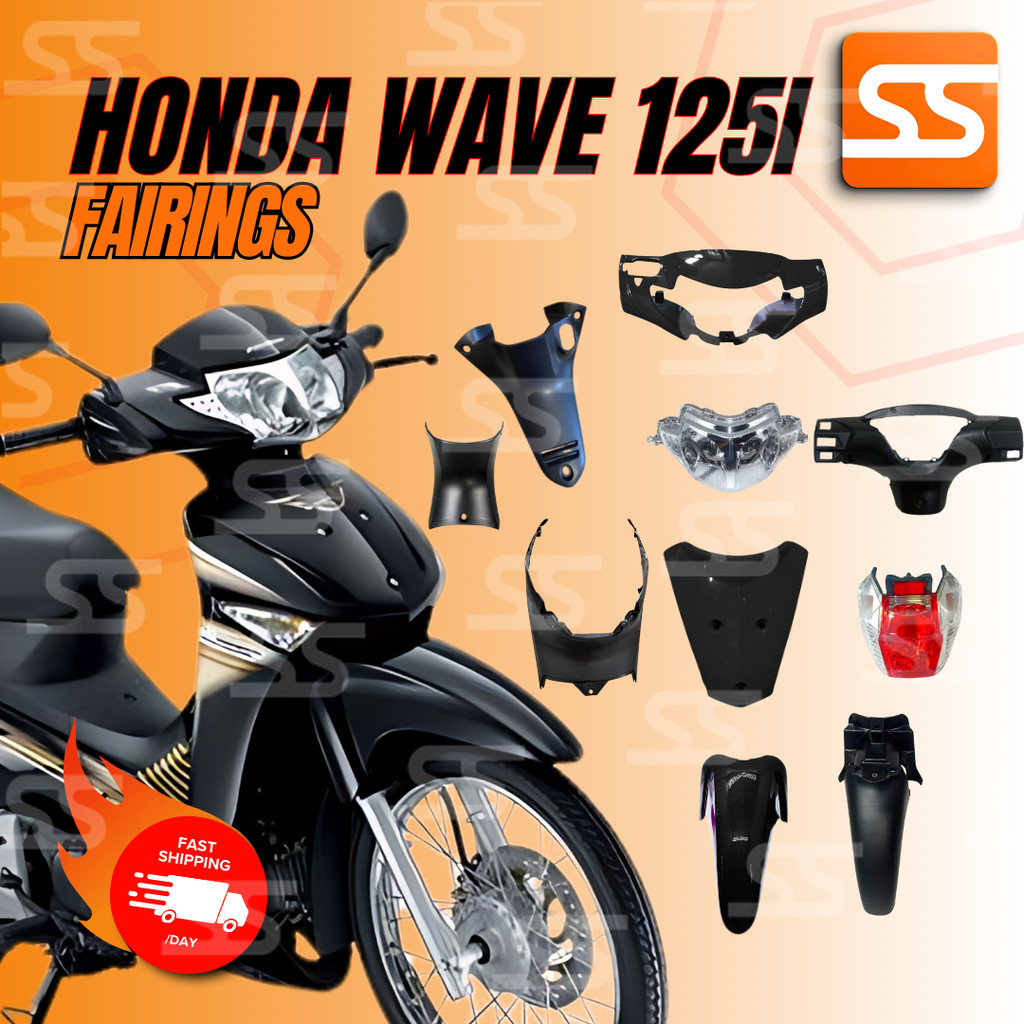 HONDA WAVE 125I INDIVIDUAL FAIRINGS REPLACEMENT | Shopee Philippines