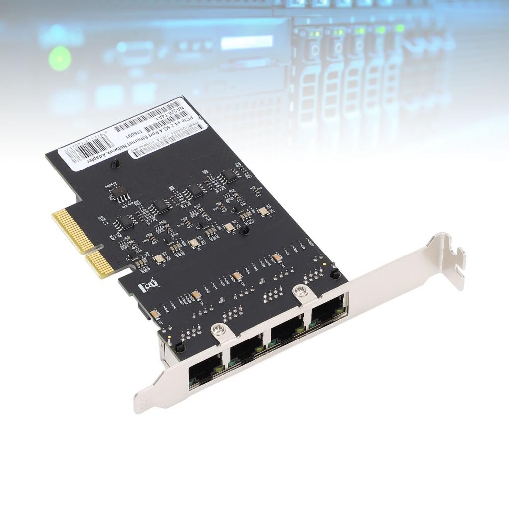 Iuxishop 4 Port Gigabit NIC Network Card Ethernet Adapter Plug and Play ...
