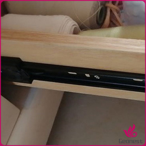 Geonest Drawer slide rail three-section guide 12in 14in chdrawer roller ...