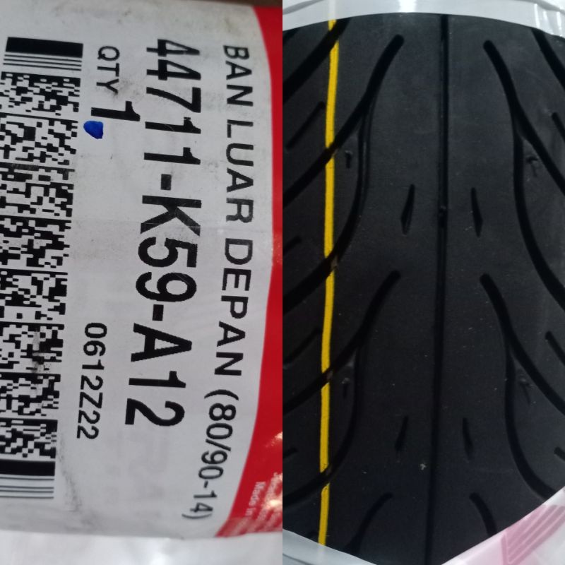 Federal outer tire AHM tubeless outer tire AHM Honda K59/front outer ...
