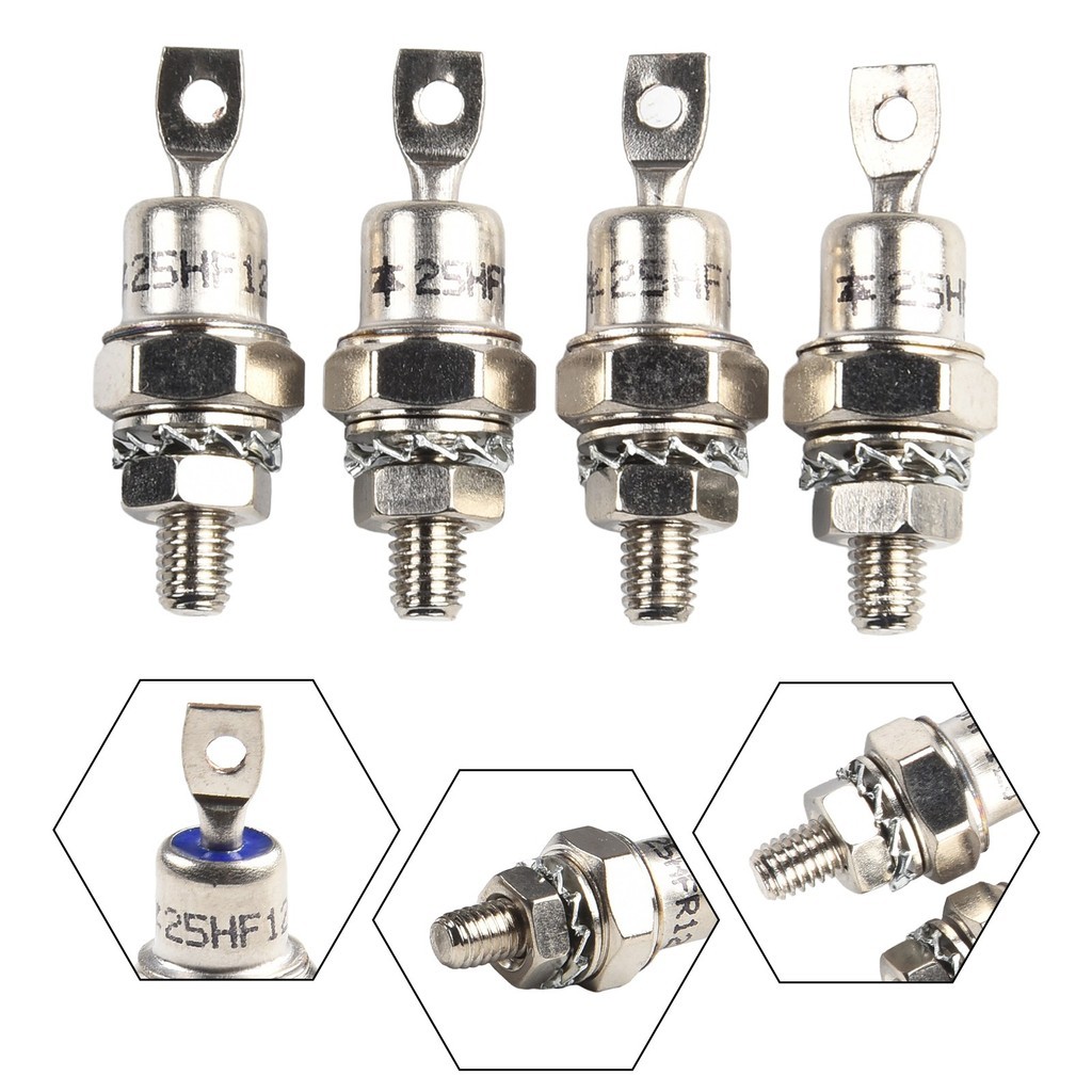 Livest/ 2Pair 25HFR120/25HF120 Rectifier Diode Forward/Reverse Polarity ...