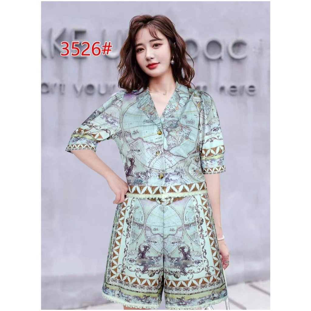 WOMEN'S RETRO VINTAGE COORDS TERNO | Shopee Philippines