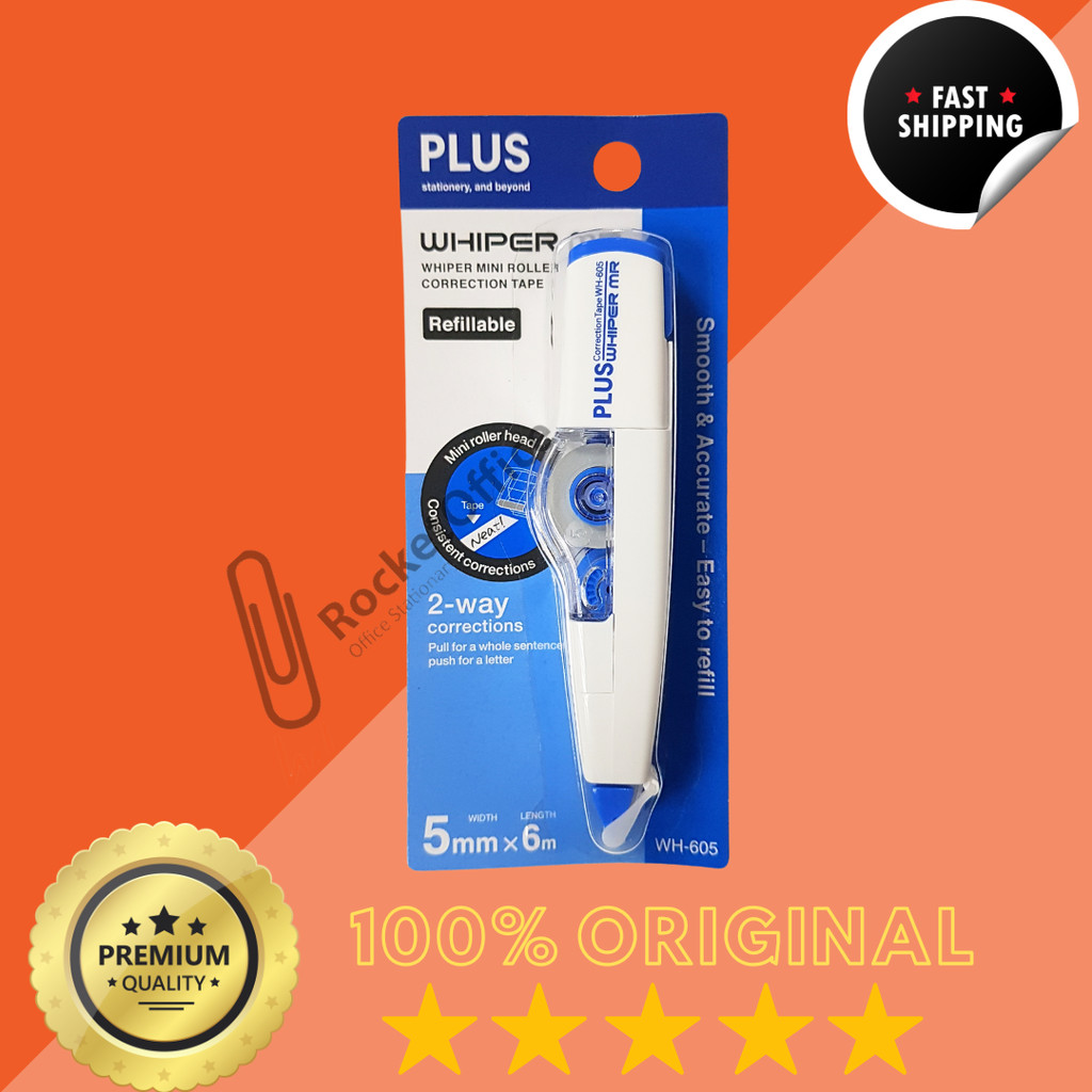 Plus WH605 Correction Tape High Quality Correction Tape | Shopee ...