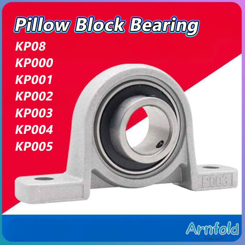 AF KP08-KP005 Pillow Block Bearing Zinc Alloy Insert Linear Bearing ...