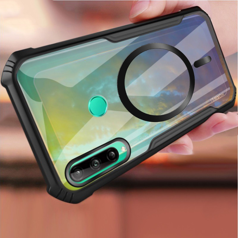 New Shockproof Clear Magnetic Case Huawei Y9 Y7 Y6 Prime 2019 Y6P 2020 ...