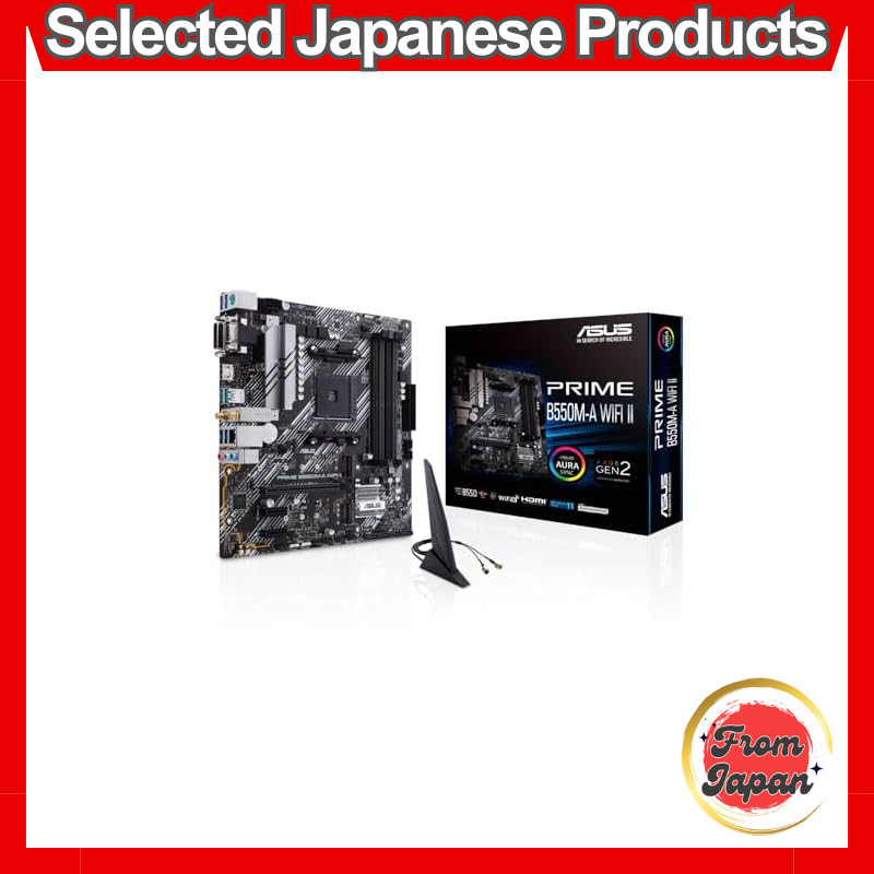 ASUS PRIME B550M-A WIFI II AMD Ryzen 5000 Series AM4 Compatible B550 ...