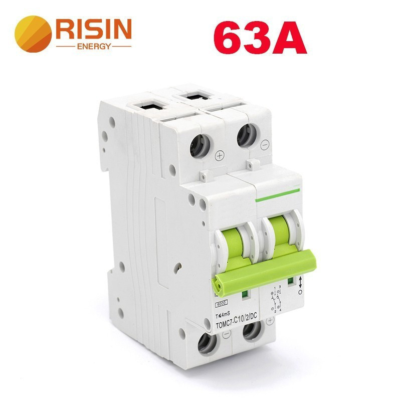 High Performance 2P DC 1000V Solar Mini Circuit Breaker 6A 10A 16A 20A 25A 32A 40A 50A 63A DC ...