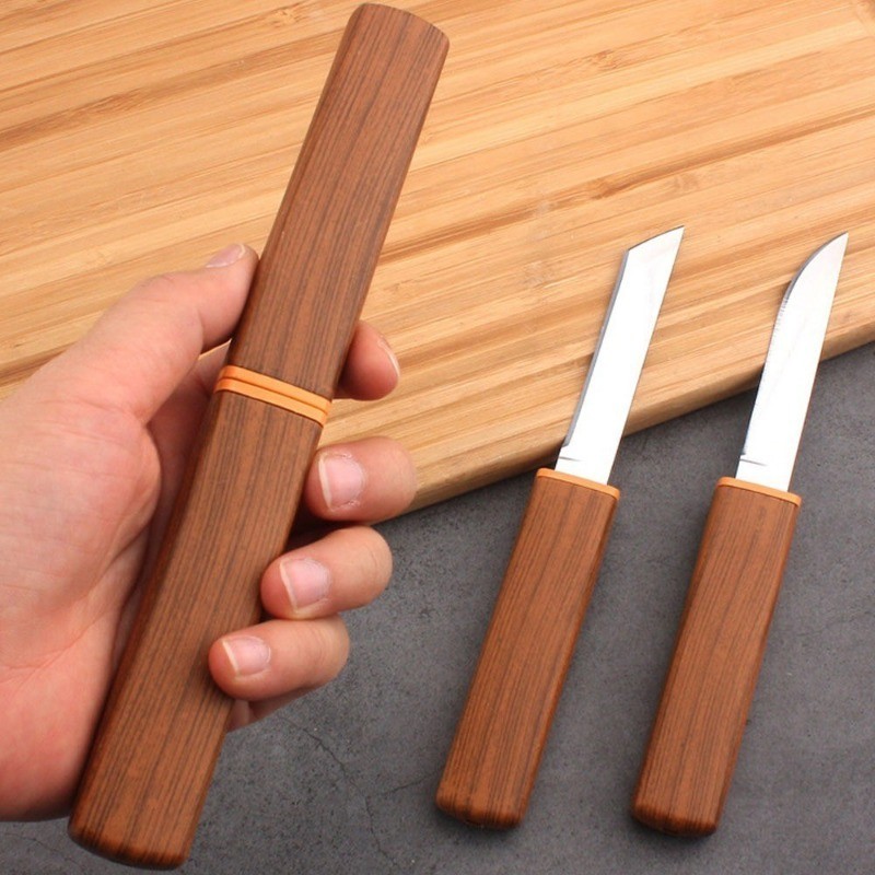 Japanese Fruit Double Knife Non-Control Stainless Steel Knife Fruit ...