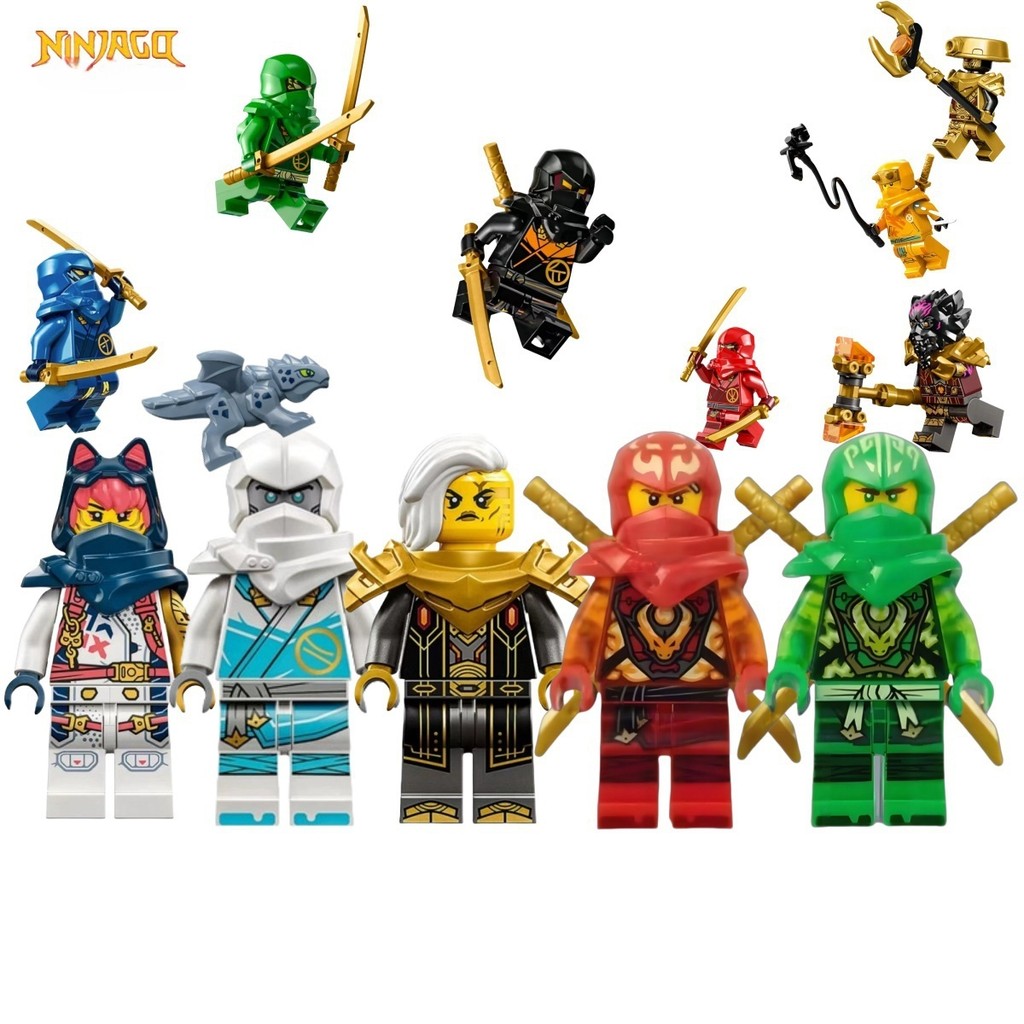 [2025 HOT]Phantom Ninjago Warriors 3D Building Blocks | Game Animation ...