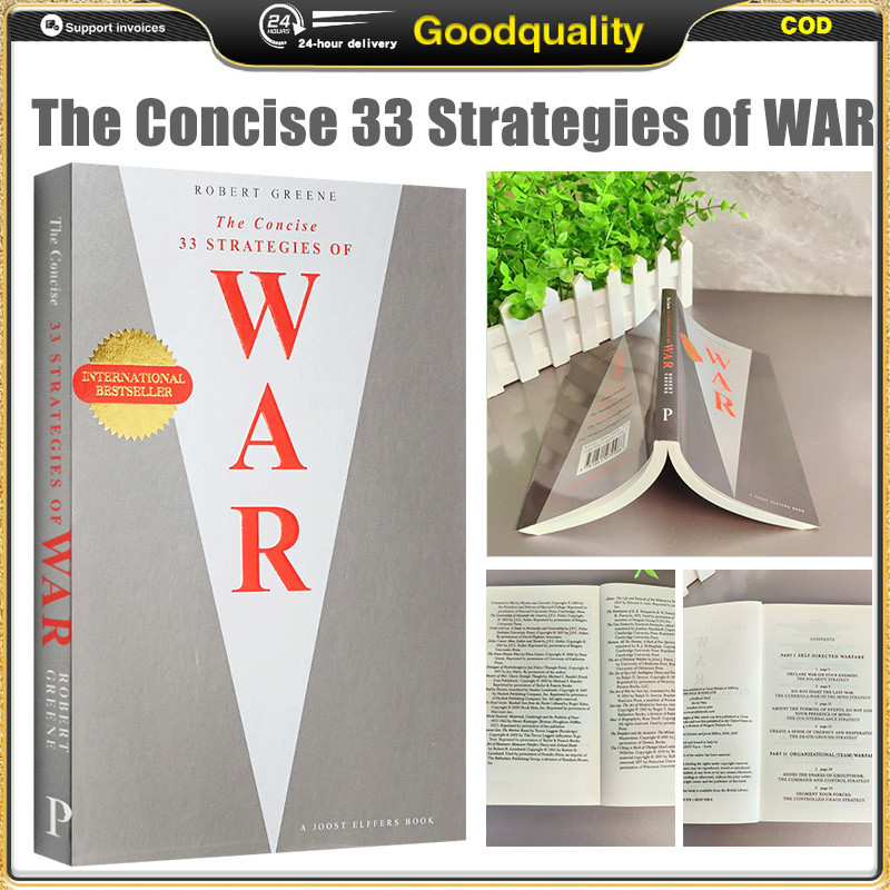 The Concise 33 Strategies of War by Robert Greene english book | Shopee ...