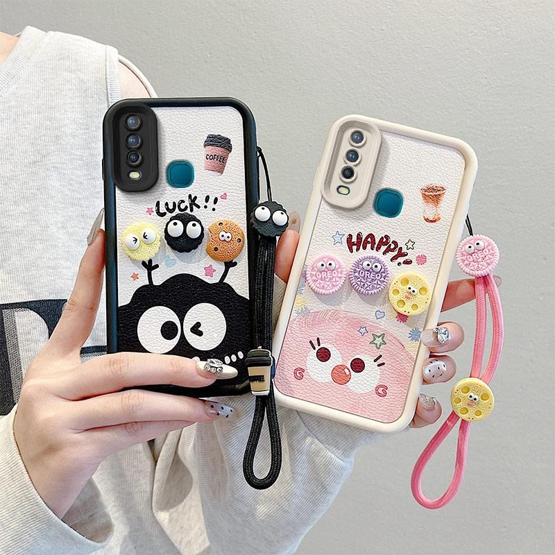 Case Compatible with for VIVO Y17,VIVO Y15 1901 1902 1916 Leather Cute ...