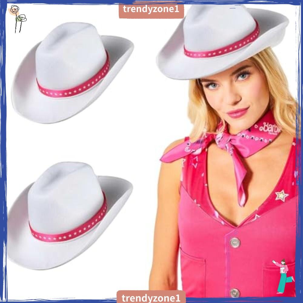 TRENDYZONE1 Buckets Hat, Western Casual Barbie Cowboy Hat, Stage ...
