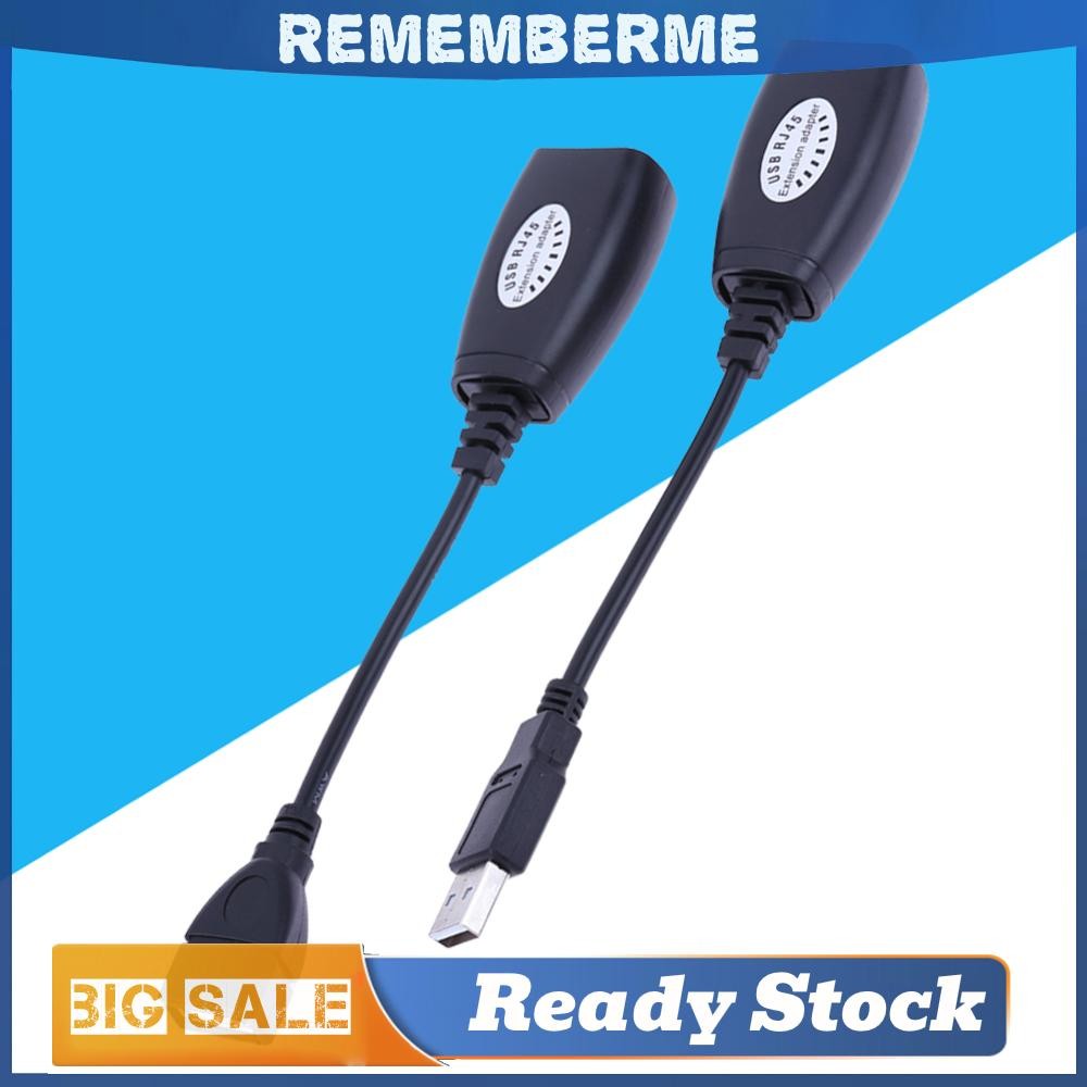 USB to RJ45 Extender USB 2.0 Extension Extender Adapter Up to 150ft ...