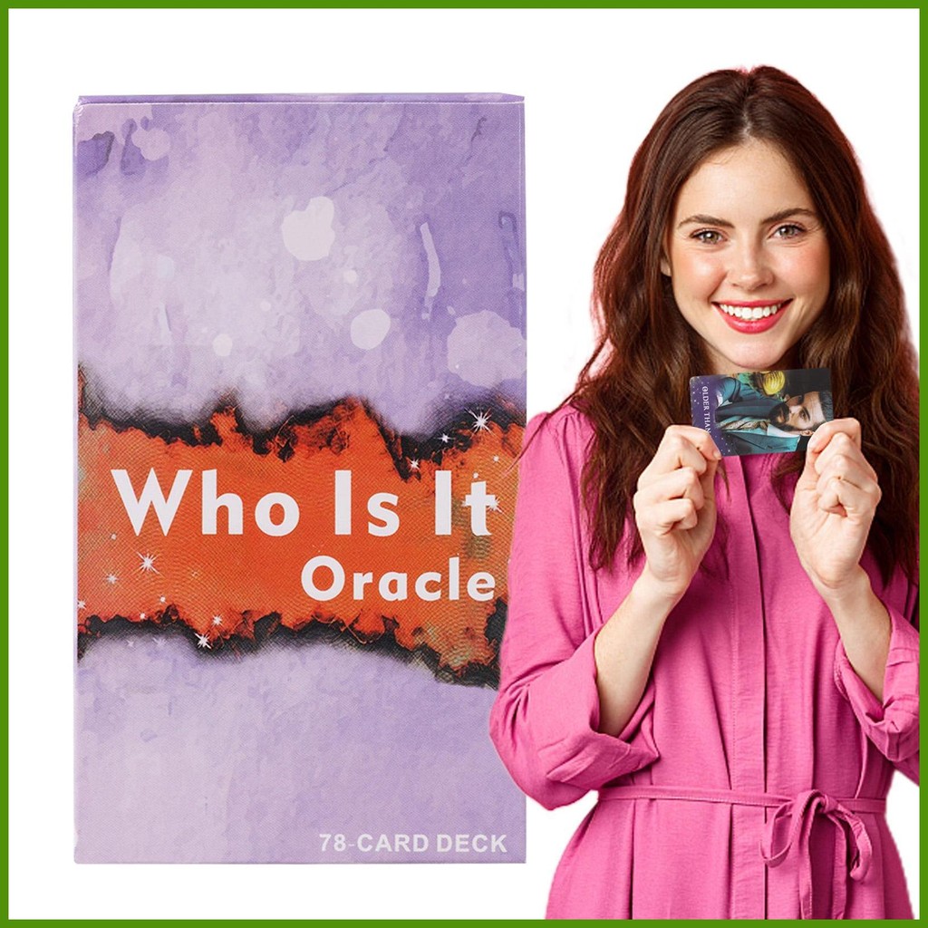 Who Is It Oracle Cards 78 Cards Deck Divination Party Desktop Toy ...