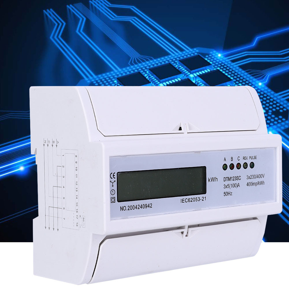 Maib 230/400V 5-100A EnergyConsumption Digital Electric Power Meter ...