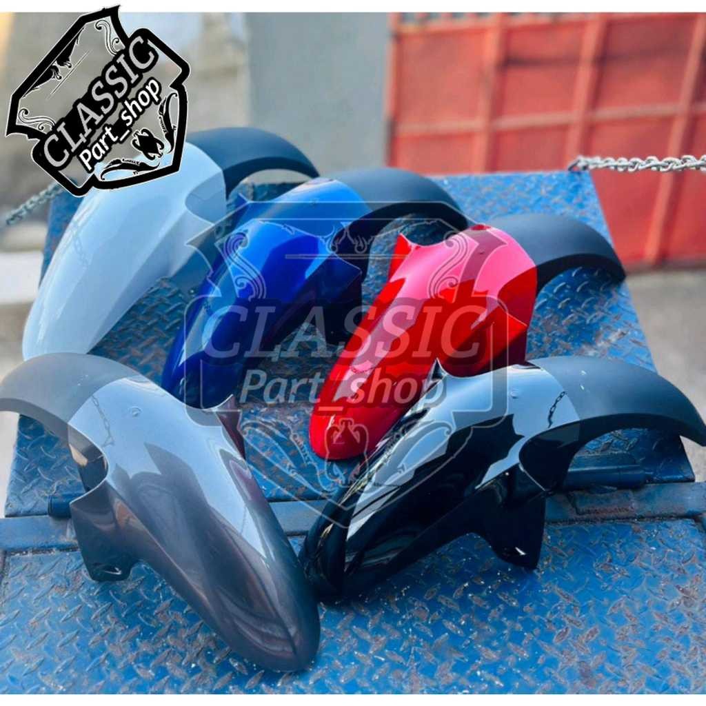 The front fender of the yamaha R15 r 15 is made of thick ABS material ...