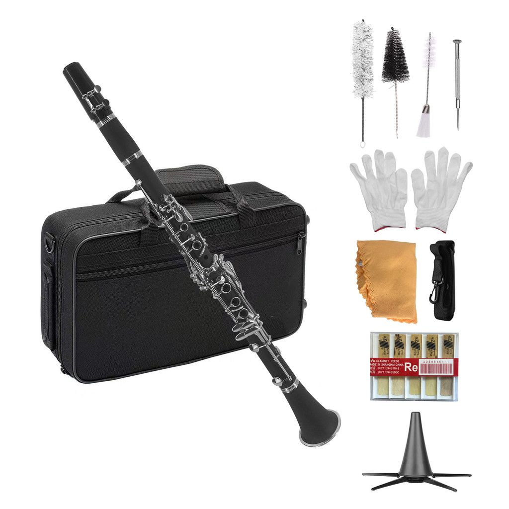 Clarinet Woodwind Professional Ebonite With 10 Cloth Screwdriver 10 ...