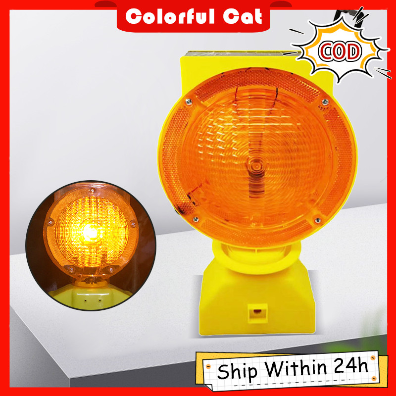 Solar Blinker Warning Light Hanging LED Road Safety Work Light Outdoor ...
