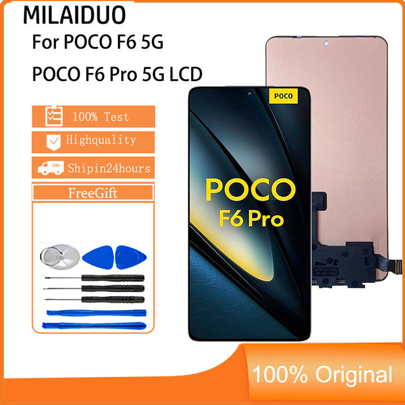 Original AMOLED LCD for POCO F6 Pro 5G / F6 5G LCD Display Touch Screen Replacement | Shopee ...
