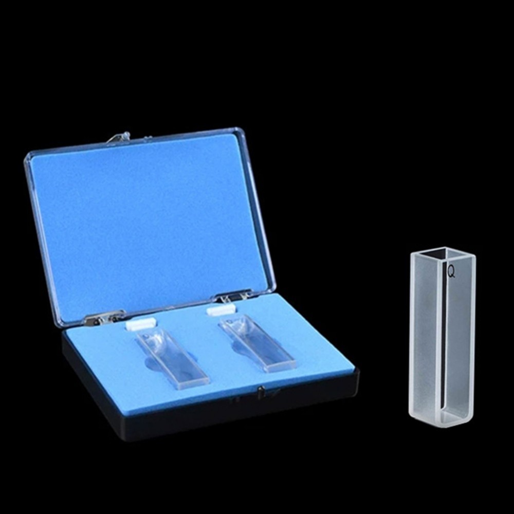 Dual Sided Transparent Sealable Quartz Cuvette Set Of Two For ...