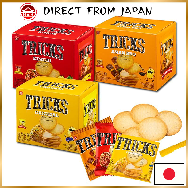 TRICKS Non-Fried Potato Chips - Assorted Flavors (Kimchi & Original ...