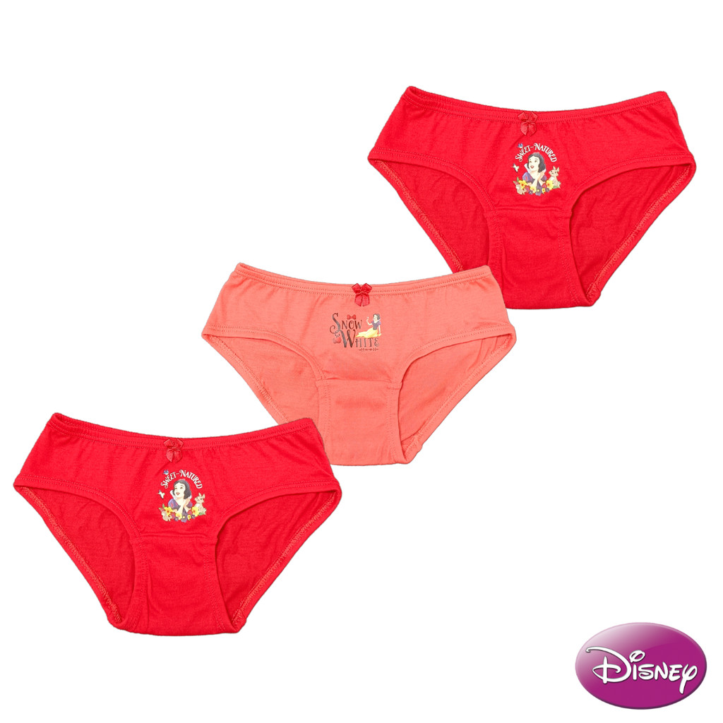 Disney Snow White 3 Pack Bikini Panty with Elasticized Waist Underwear ...