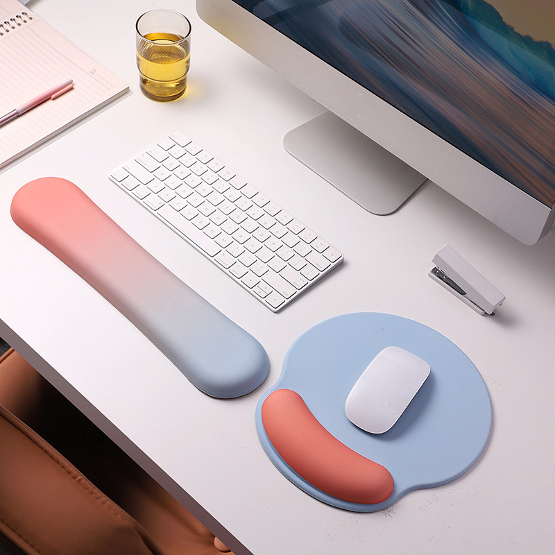 Super Beautiful Silicone Material Candy Color Wrist Mouse Pad Office ...