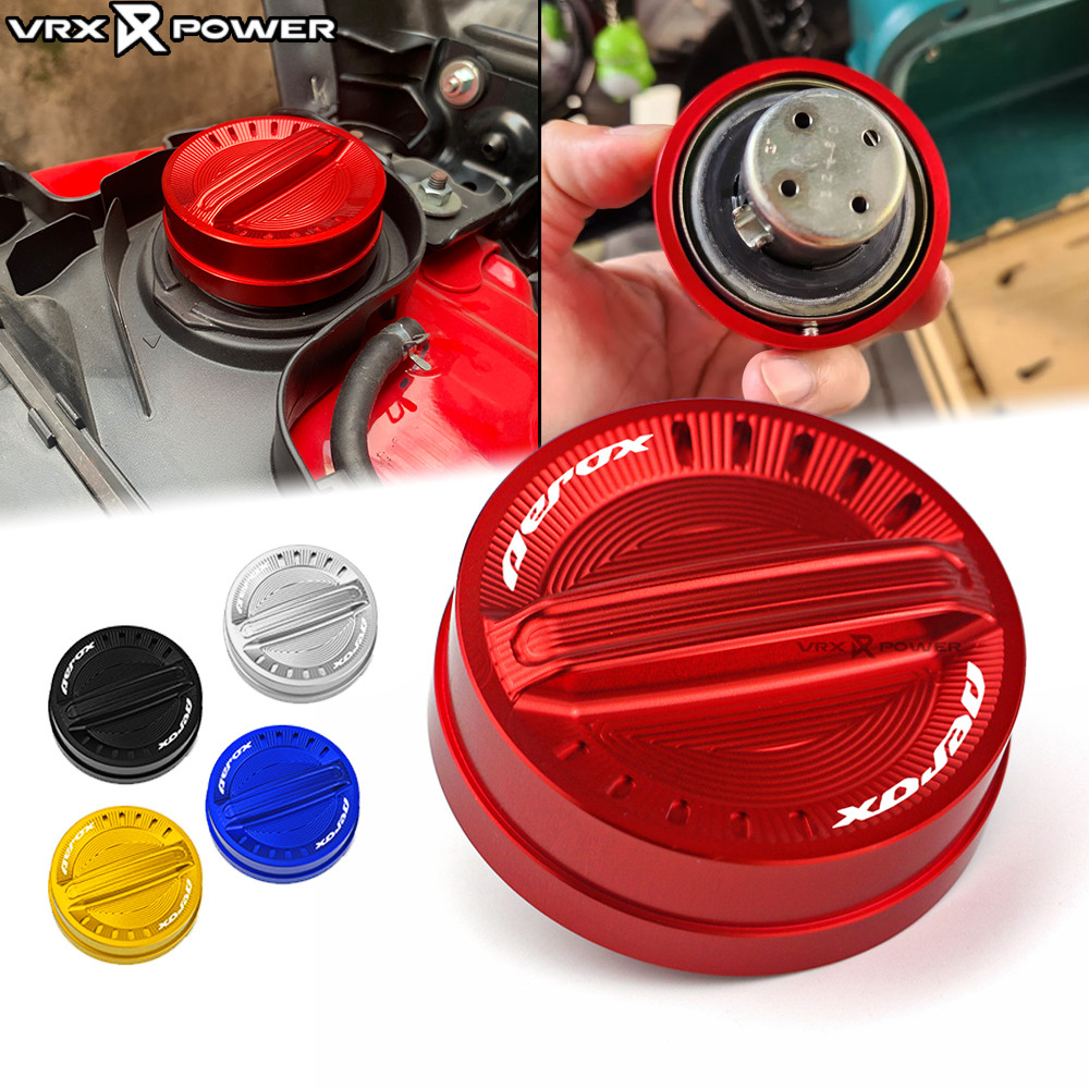 Gas Tank Cover For YAMAHA AEROX 155 V1 V2 CNC Fuel Tank Cap Gasoline ...