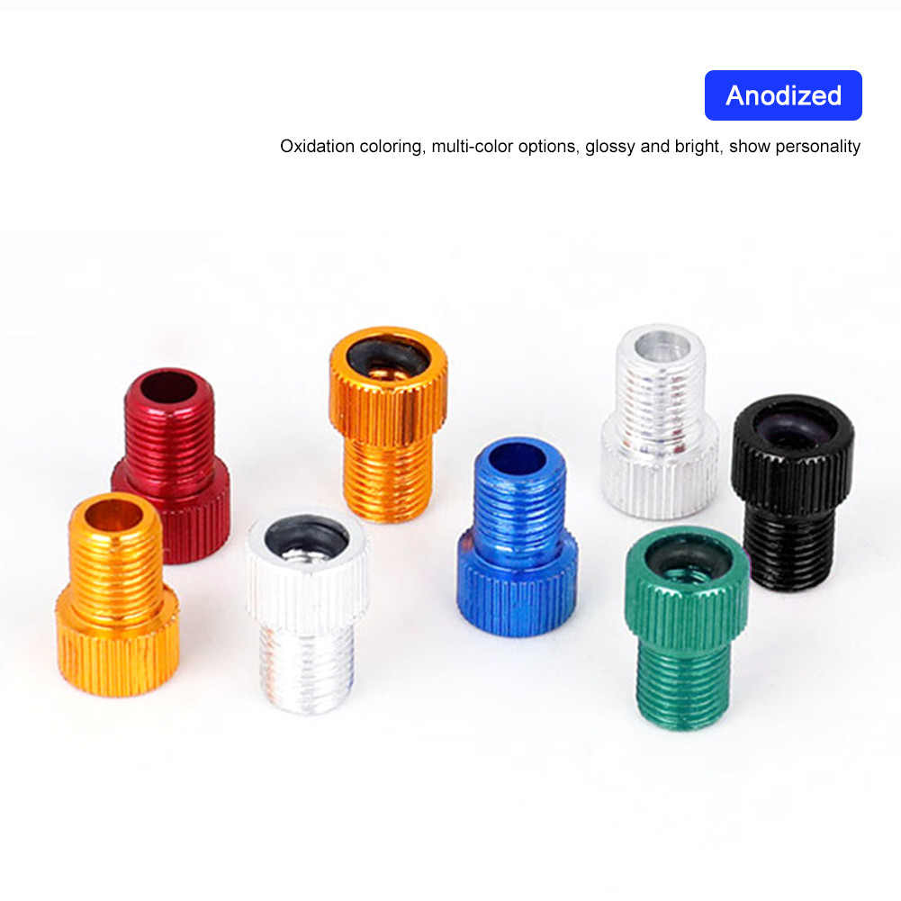 4 Pcs Aluminum Alloy Valve Adapter Presta Valve Adapter Bike Valve ...