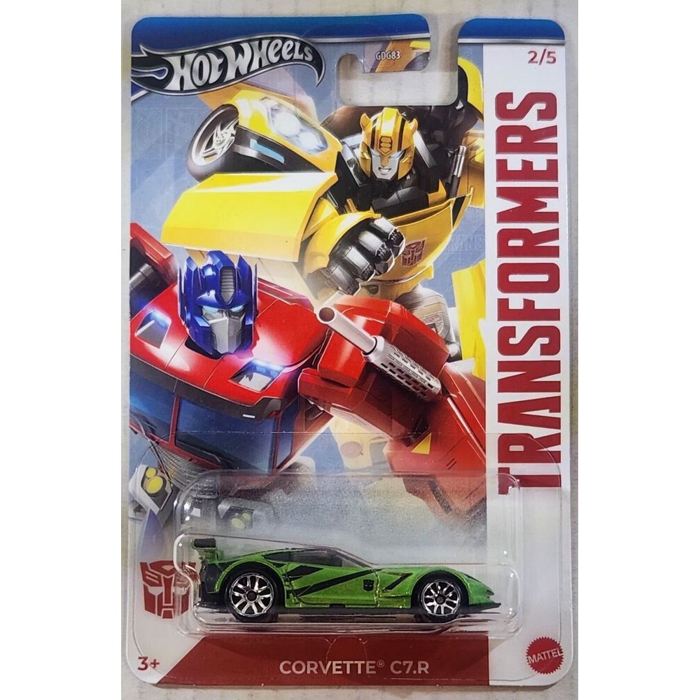 2024 Hot Wheels Transformers Corvette C7.R 2/5 Autobots, Decepticons ...