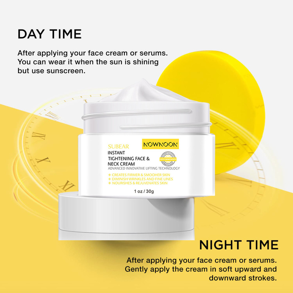 Instant Tightening Face & Neck Cream 30ml – Lift & Firm Skin in Minutes ...