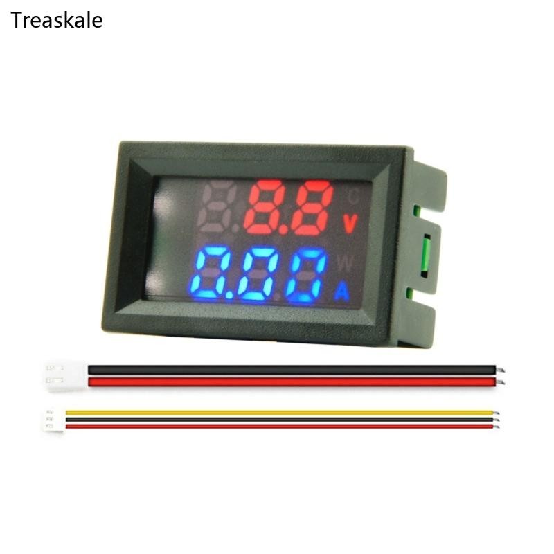 TREA Digital Ammeter Voltmeter Power Meter with Micro-adjustment ...