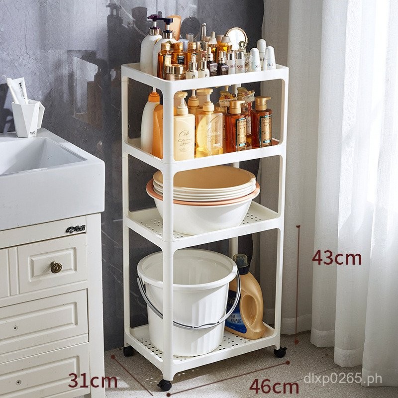 Bucket Storage Rack Washing Machine Multi-layer Storage Cabinet Basin ...