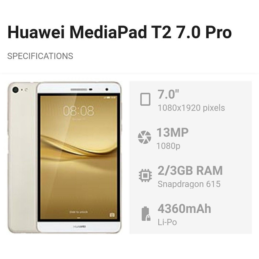 Dual sim 4G can make call (USED / SECOND-HAND) huawei tablet MediaPad ...