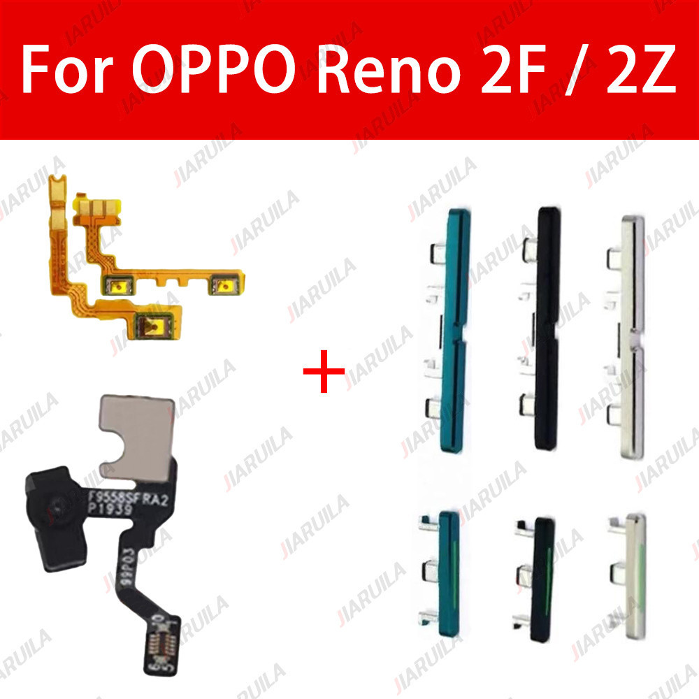 For OPPO Reno 2 Z F 2Z 2F power button with fingerprint Sensor Power ...