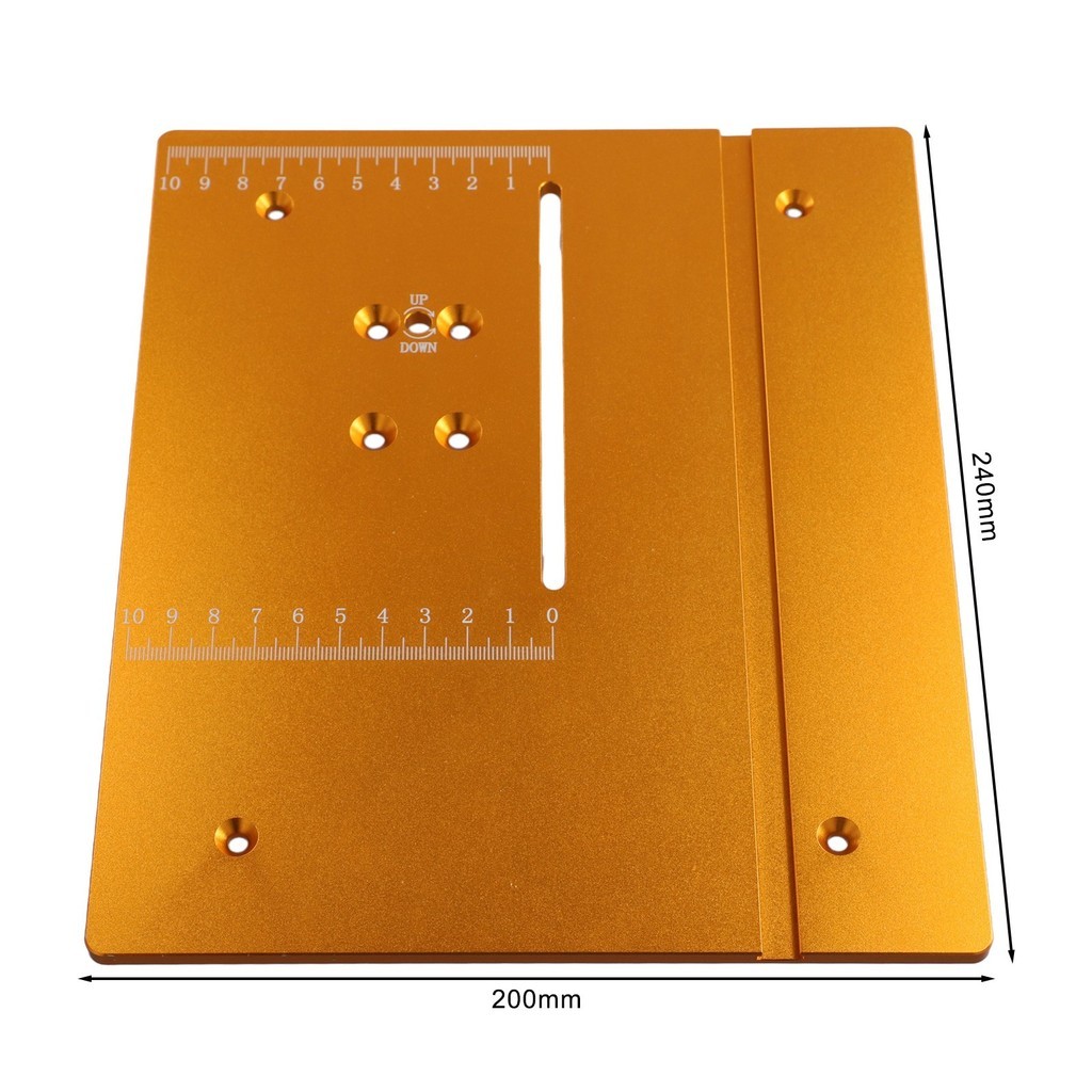 [DRHT] T60 Aluminum Router Table Insert Plate Table Saw Panel Circular ...