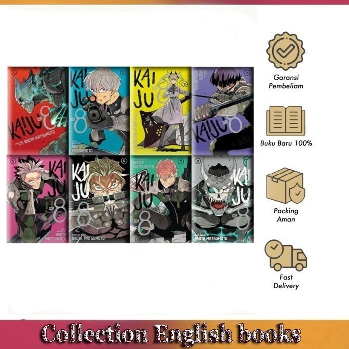 Kaiju Comic No. 8, Vol 1-12 book series - Naoya Matsumoto | Shopee ...