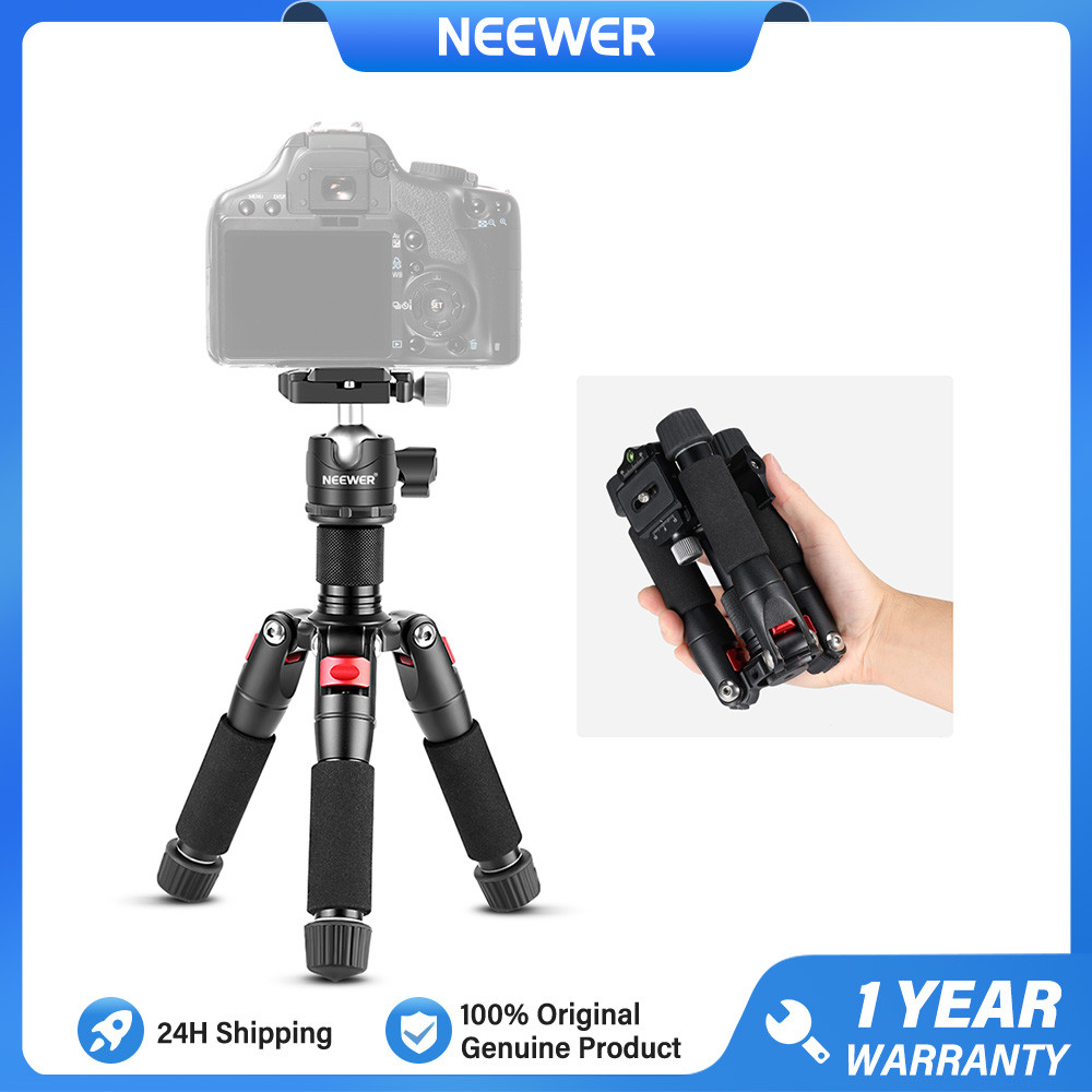 Neewer Mini Tripod - Aluminum Alloy 50 centimeters for Camera Video ...