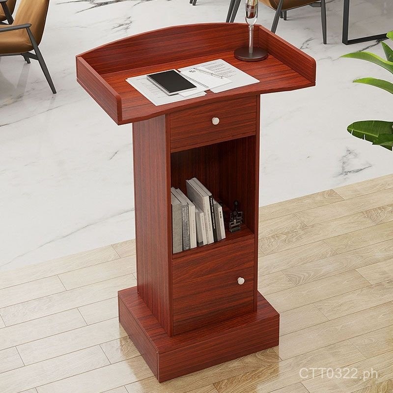 Standing Speech Platform Small Reception Desk Speaking Platform Guide ...