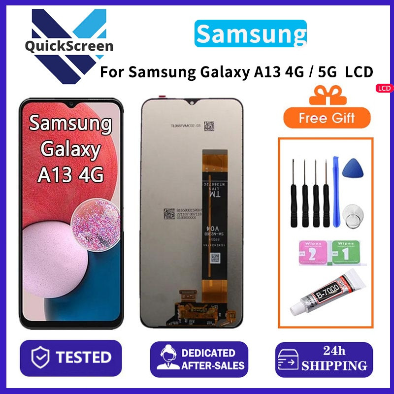 [QuickScreen] For Samsung Galaxy A13 4G / 5G A135F A135M A136 LCD | Shopee Philippines