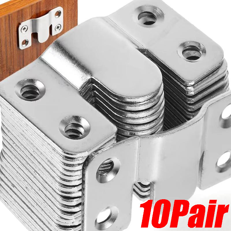 1/5/10pcs Stainless Steel Interlock Brackets, Hanging Buckle Kit for ...